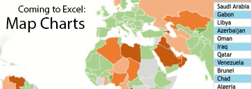 Map Charts Coming To Excel – RWA
